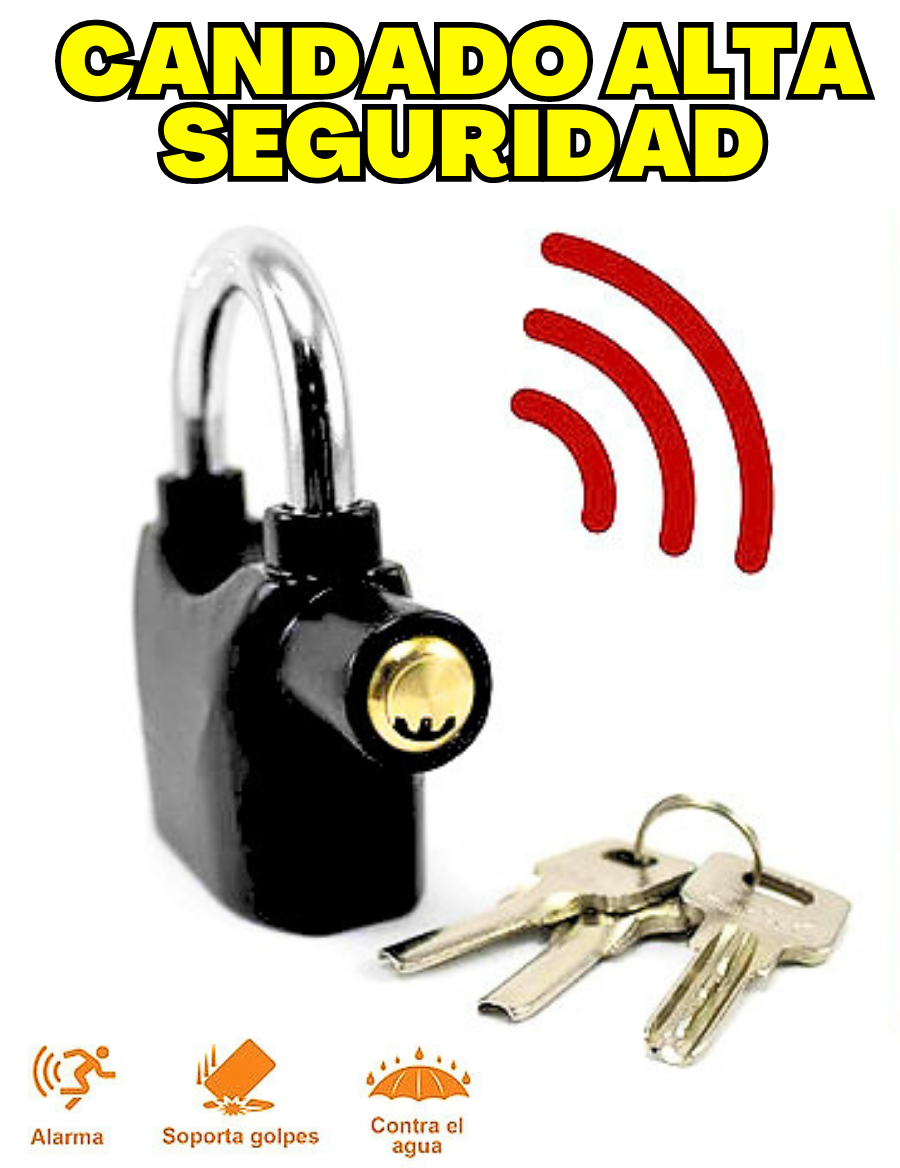 CANDADO ALARMAX – Colombia